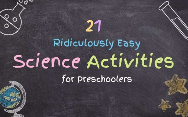 21 Ridiculously Easy Science Activities For Preschoolers - Homeschool ...