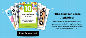 10 FREE Number Sense Activities For Kindergarten! - Homeschool Newbie