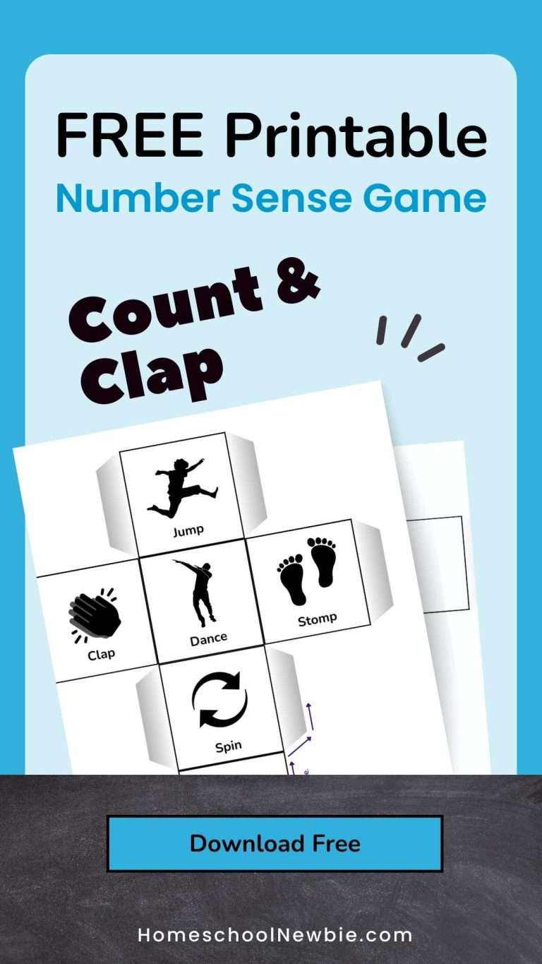 10 FREE Number Sense Activities For Kindergarten! - Homeschool Newbie