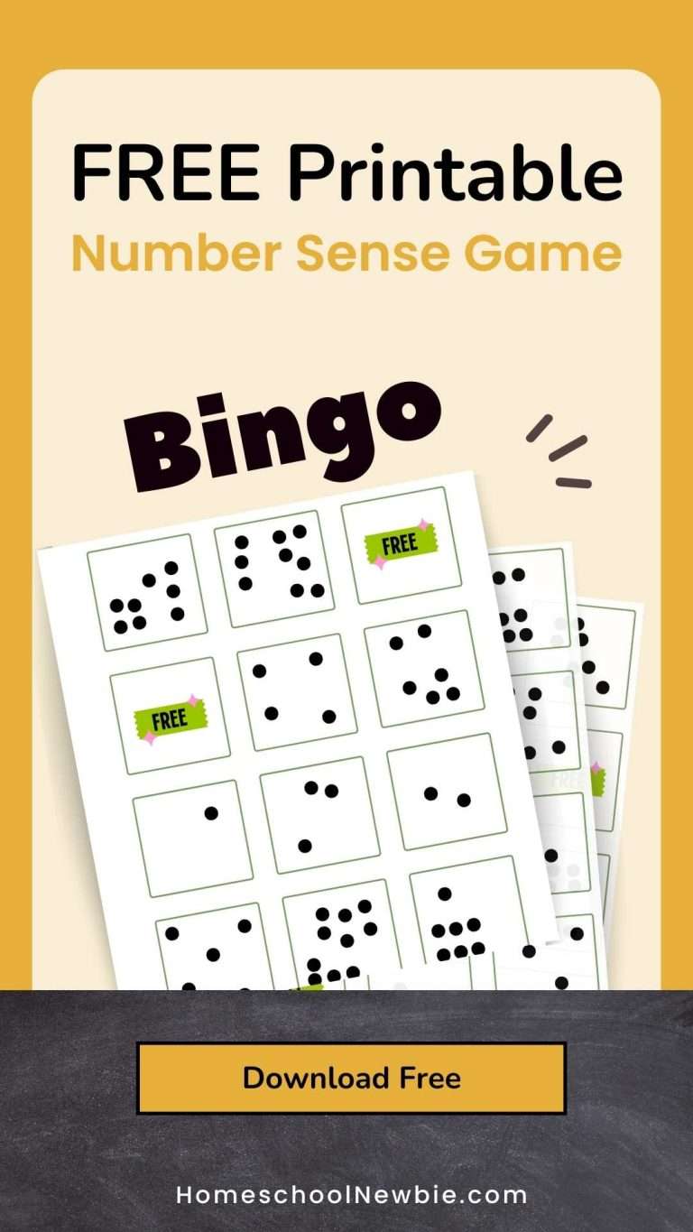 10 FREE Number Sense Activities For Kindergarten! - Homeschool Newbie