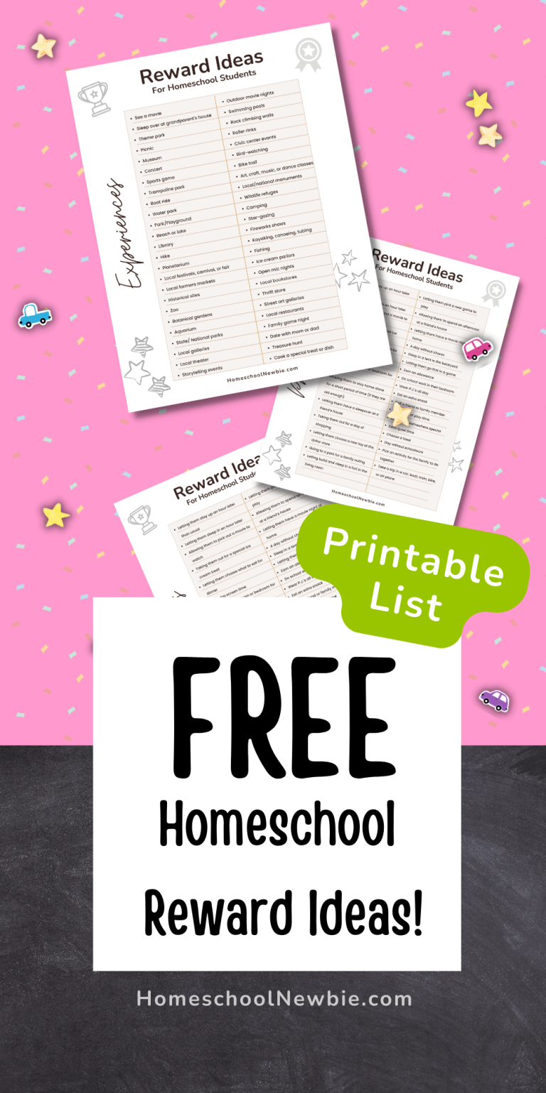 Fun Homeschool Reward System Ideas & How To Create One! - Homeschool Newbie