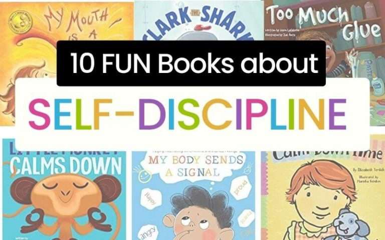 10 FUN Books About Self-Discipline For Kids - Homeschool Newbie