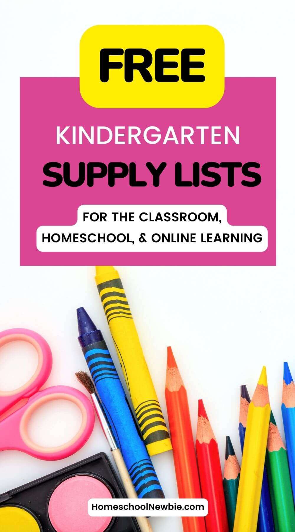 Teacher's Picks: School Supplies For Kindergarten & Homeschool ...