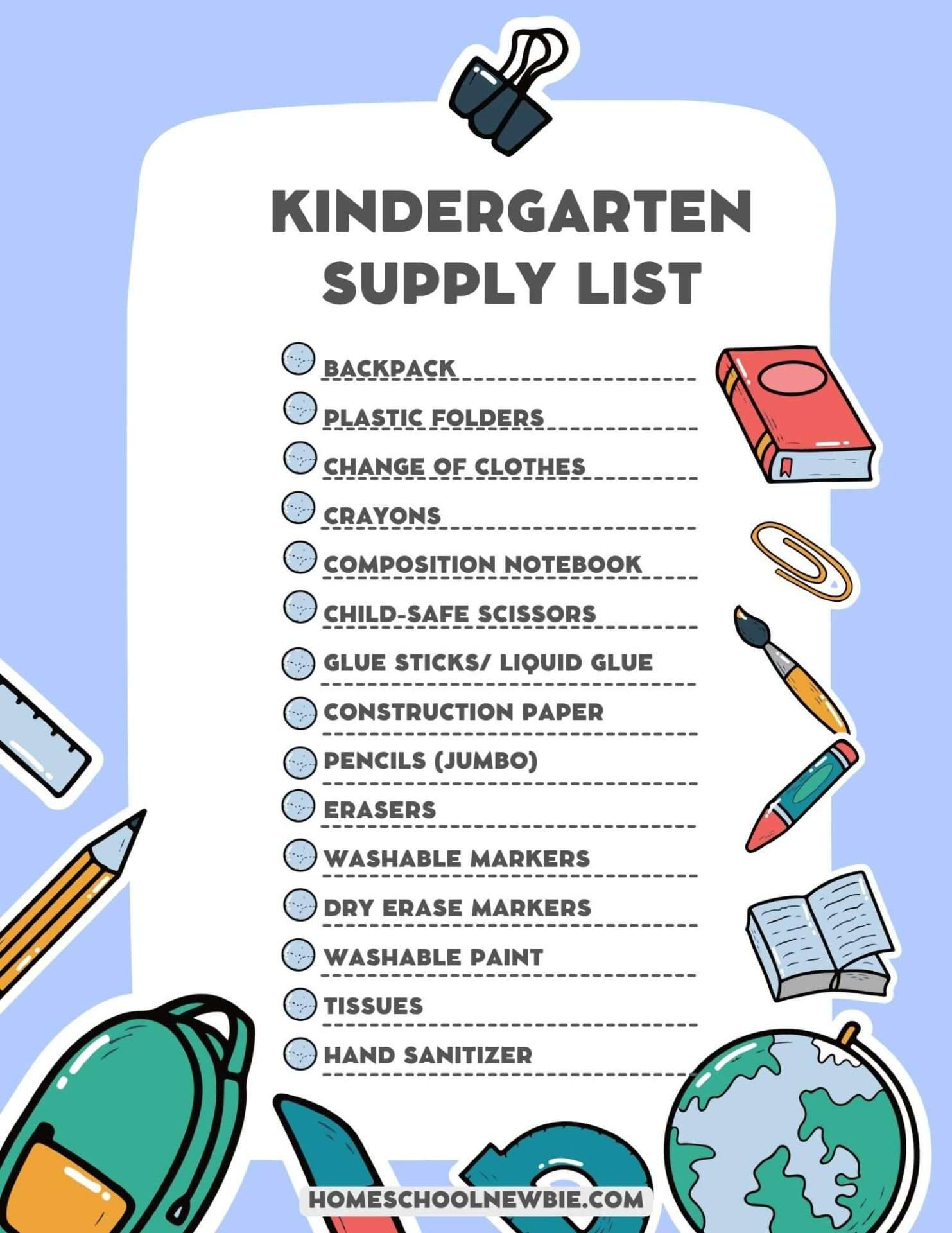 Teacher's Picks: School Supplies For Kindergarten & Homeschool ...