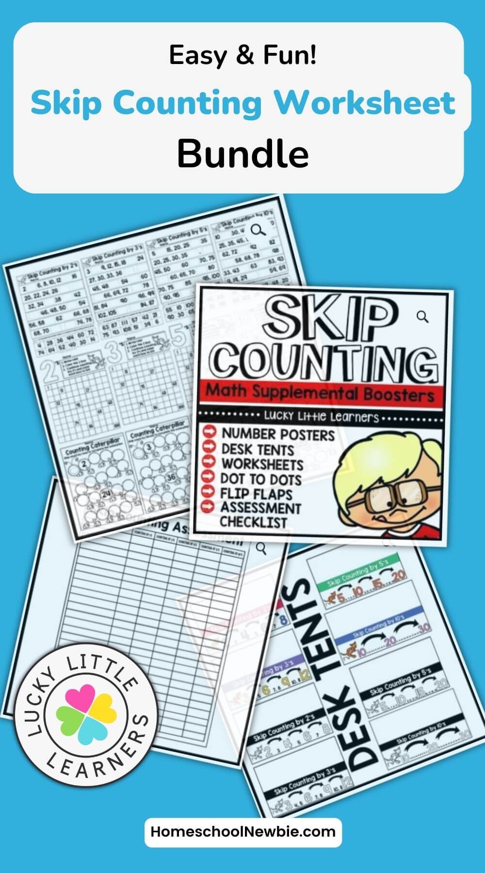 Free And Affordable Skip Counting Worksheets For Kids - Homeschool Newbie
