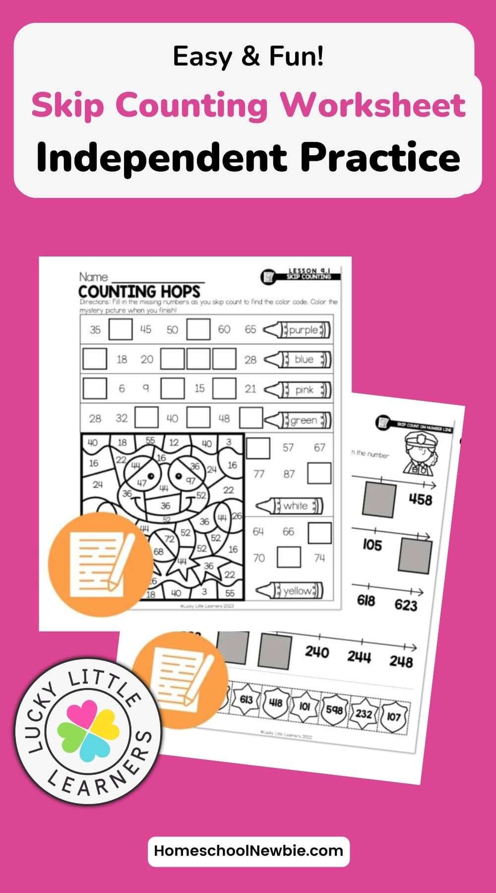 Free And Affordable Skip Counting Worksheets For Kids - Homeschool Newbie